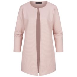 Strickjacke CLOUD 5IVE "CLOUD 5IVE Damen", Damen, Gr. L, rose, 95% Polyester, 5% Elasthan, unifarben, ohne Ausschnitt, Strickjacken Strickjacke