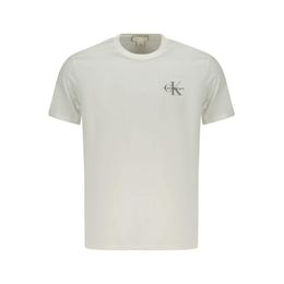 Calvin Klein Wei&szlig; Baumwolle Herren T-Shirt