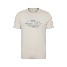 Mountain Warehouse - "Snowdon" T-Shirt f&uuml;r Herren kurz&auml;rmlig (Naturwei&szlig;)