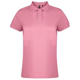 Asquith & Fox - Unifarbenes Poloshirt - Damen (Hellrosa)