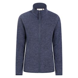 Mountain Warehouse Damen/Damen Snowdon II Melange Full Zip Fleece Jacke (Dunkelblau)