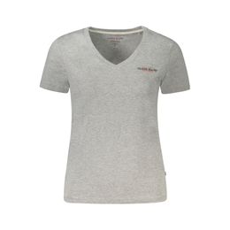 Guess Jeans Grigio Baumwoll Damen T-Shirt