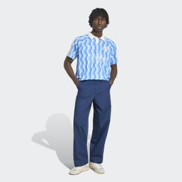 Poloshirt adidas originals "JERSEY", Herren, Gr. S, blau, Obermaterial: 100% Polyester, Shirts