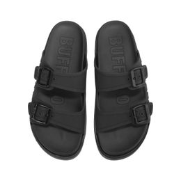 Sandale Buffalo "Buffalo Damen Buffalo Eve Sol Sandal Platform Vegan Tpu", Damen, Gr. 40, schwarz, Kunstfaser, unifarben, Schuhe Sandale