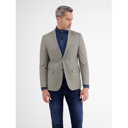 Jerseysakko Lerros "Jersey Sakko mit Hahnentrittmuster", Herren, Gr. 46, gentle olive, 96% Polyester, 4% Elasthan, Sakkos