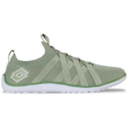 Barfu&szlig;schuh Lotto, Damen, Gr. 36, gr&uuml;n (linden, wei&szlig;), Kunstfaser, unifarben, Schuhe Barfu&szlig;schuh, - mit extra d&uuml;nner Sohle - wie barfu&szlig;
