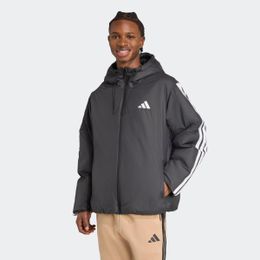 Outdoorjacke adidas Sportswear "ESSENTIALS CLIMAWARM 3-STREIFEN INSULATED", Herren, Gr. L, schwarz, Obermaterial: 100% Polyester, Jacken Outdoorjacke