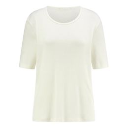 Peter Hahn - Shirt mit Rundhals-Ausschnitt, weiss, Gr. 42 / M - Baumwolle
