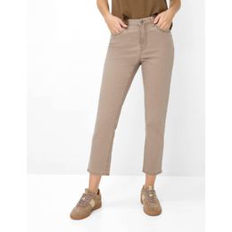 5-Pocket-Jeans Brax "Style MARY S", Damen, Gr. 42L (84), Langgr&ouml;&szlig;en, braun, Denim/Jeans, 45% Baumwolle, 44% Lyocell, 9% Elastomultiester, 2% Elasthan, Jeans 5-Pocket-Jeans