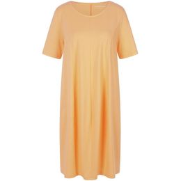 Green Cotton - Jersey-Kleid Oda, orange, Gr. 46 / L - Baumwolle