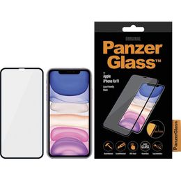 PanzerGlass Displayschutzglas "Edge to Edge Apple iPhone 11, XR CaseFriendly", schwarz (transparent, schwarz), Displayfolien