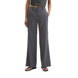 Marc O'Polo Chinohose MARC O'POLO "aus Viskose-Leinen-Stretch", Damen, Gr. 40, Normalgr&ouml;&szlig;en, oxide grau, Obermaterial: 53% Leinen, 45% Viskose, 2% Elasthan, unifarben, normal extralang, Hosen Chinohose