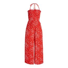 Jumpsuit Roxy "Palm Groves", Damen, Gr. M, US-Gr&ouml;&szlig;en, rot (poppy rot dancing ditsy), Obermaterial: 100% Viskose;, Overalls Jumpsuit