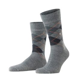 Socken Burlington "Preston", Herren, Gr. 40-46, light grau, Baumwollmischung, Argyle-Muster, Socken Socken, Einheitsgr&ouml;&szlig;e 40-46, Argyle-Muster, weiche Haptik