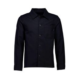 Outdoorhemd LINDBERGH "Hemdjacke Modern Fit", Herren, Gr. M, Normalgr&ouml;&szlig;en, schwarz, Obermaterial: 55% Baumwolle, 45% Leinen, Hemden
