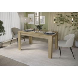 Esstisch OTTO HOME "Adana, 140cm", eiche, kaschmir, eiche, eiche, kaschmir, B:138cm H:74,5cm T:80cm, Tische, Esstisch, 140cm, K&uuml;chentisch, Kaschmir und Eiche wahlweise kombinierbar