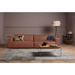 Big-Sofa Musterring "LUCIA Mega Sofa, zeitlos, bequem, Breite 292cm", braun (brandy bax), B:292cm H:81cm T:124cm, Flachgewebe FLORIS (100% Polyester);Flachgewebe VALMONT (60% Baumwolle/ 40% Leinen);Microfaser CRONA (100% Polyester), Sofas, Big-Sofa, in vielen Qualit&auml;ten und 4 unterschiedlichen N&auml;hten, 3-Sitzer