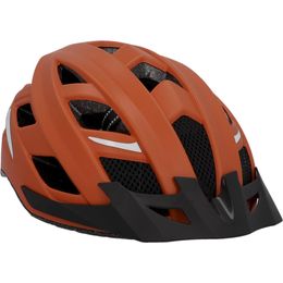 FISCHER BIKE Fahrradhelm FISCHER FAHRRAD "Urban Plus Miami" Gr. S, orange (kupferfarben), Helme, S/M Kopfumfang: 55cm - 59cm