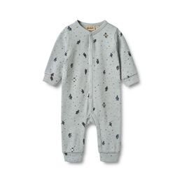 Jumpsuit Wheat "Wheat Jumpsuit Bendji", M&auml;dchen, Gr. 56, soft rain penguins, 95% Baumwolle (Bio), 5% Elasthan, normal, Overalls Jumpsuit