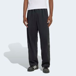 Sporthose adidas originals "ADIBREAK TP", Herren, Gr. XL, N-Gr, schwarz (schwarz, schwarz, normal, gr.), Obermaterial: 100% Polyester, Hosen Sporthose