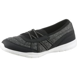 Heine Damen Slipper schwarz, Gr&ouml;&szlig;e 38