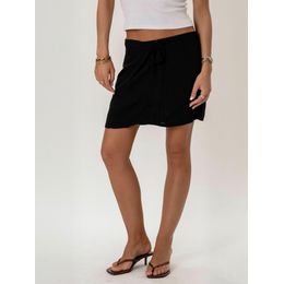 Midirock ITS MAY "ITS MAY Skirt Elisa", Damen, Gr. XS/S, schwarz, Obermaterial: 90% Viskose, 10% Elasthan, R&ouml;cke