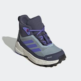 Wanderschuh adidas terrex "TRAILMAKER 2 MID RAIN.RDY", Kinder, Gr. 39, magic grau, semi cobalt blau, shadow navy, Synthetik, Textil, Schuhe Wanderschuh, f&uuml;r Kinder & Jugendliche