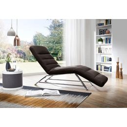 Relaxliege W.Schillig "daily dreams bequem und elegant, B/T 75/170cm", braun (braun z59), B:75cm H:91cm T:170cm, Longlife Xtra-Leder Z59: Glattleder mit modischer Pr&auml;gung. Hautst&auml;rke 0, 9 - 1, 1 mm;Longlife Xtra-Leder Z69: Das feinnarbige, gedeckte Softleder Z69 besticht durch seine au&szlig;ergew&ouml;hnliche Weichheit im trendigen &raquo;Vintage-Look&laquo;, Hautst&auml;rke 0, 9 - 1, 1 mm;Stoff S37 (100% Polyester), Sofas,