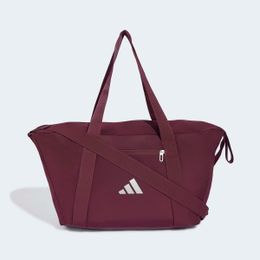 Sporttasche adidas Performance "ADIDAS SP BAG", Damen, maroon, silber metallic, Obermaterial: 100% Polyester, Taschen Sporttasche, Fitness Sporttasche