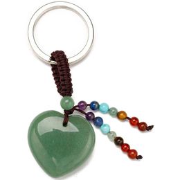Schl&uuml;sselanh&auml;nger Firetti "Schmuck Geschenk Herz", Damen, gr&uuml;n, Edelstahl, Textil, Basic, Schl&uuml;sselanh&auml;nger Schl&uuml;sselanh&auml;nger, mit Edelsteinen