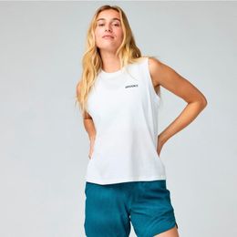 Brooks Graphic Tank Bekleidung Damen wei&szlig; S