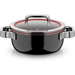 Bratentopf WMF "Fusiontec Function Pro", schwarz, B:23,4cm H:14,7cm L:28cm &Oslash;:20cm, T&ouml;pfe, Bratentopf, integrierte Siebfunktion, sp&uuml;lmaschinengeeignet, Made in Germany