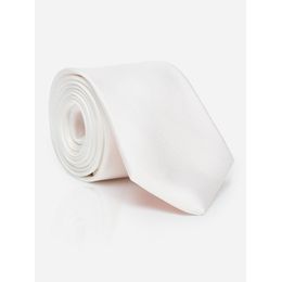 Krawatte MONTI "LIVIO", Herren, wei&szlig;, Seide, festlich, Krawatten, mit edlem Glanz &ndash; ideal zur Hochzeit oder festlichen Anl&auml;ssen