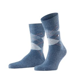 Socken Burlington "Preston", Herren, Gr. 40-46, orion blau, Baumwollmischung, Argyle-Muster, Socken Socken, Einheitsgr&ouml;&szlig;e 40-46, Argyle-Muster, weiche Haptik