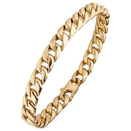 Armband Jobo, gelb (gelbgold 585), Armb&auml;nder, Damen, 21cm, Gelbgold 585, Armband, Panzerarmband 585 Gold 21 cm