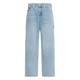 !Solid Relax-fit-Jeans SOLID "Relax-fit-Jeans SDMason CARPENTER", Herren, Gr. 38, L&auml;nge 32, blau (faded denim), Obermaterial: 100% Baumwolle CO., Jeans