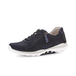 Sneaker Gabor "Sneaker low", Damen, Gr. 43, blau, Schuhe Sneaker