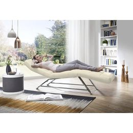 Relaxliege W.Schillig "daily dreams bequem und elegant, B/T 75/170cm", beige (sahara s37), B:75cm H:91cm T:170cm, Longlife Xtra-Leder Z59: Glattleder mit modischer Pr&auml;gung. Hautst&auml;rke 0, 9 - 1, 1 mm;Longlife Xtra-Leder Z69: Das feinnarbige, gedeckte Softleder Z69 besticht durch seine au&szlig;ergew&ouml;hnliche Weichheit im trendigen &raquo;Vintage-Look&laquo;, Hautst&auml;rke 0, 9 - 1, 1 mm;Stoff S37 (100% Polyester), Sofas