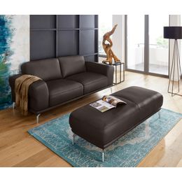 2-Sitzer W.Schillig "montanaa bequem, Federkernunterfederung, elegant & edel, Breite 192cm", braun (braun z59), B:192cm H:78cm T:94cm, Longlife Xtra-Leder Z59: Glattleder mit modischer Pr&auml;gung. Hautst&auml;rke 0, 9 - 1, 1 mm.;Longlife Xtra-Leder Z69: Das feinnarbige, gedeckte Softleder Z69 besticht durch seine au&szlig;ergew&ouml;hnliche Weichheit im trendigen &raquo;Vintage-Look&laquo;, Hautst&auml;rke 0, 9 - 1, 1 mm, Sofas, mit