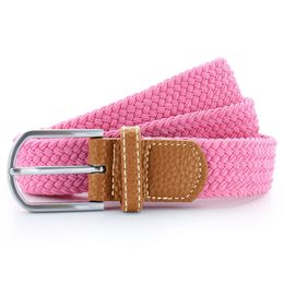 Asquith & Fox Herren Gewebter Braid Stretch G&uuml;rtel (Pink-Nelke)