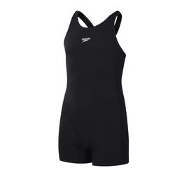 Speedo - Badeanzug f&uuml;r M&auml;dchen, Eco Ausdauer + (Schwarz)