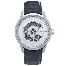 Heritor Automatik Davies Semi-Skelett Lederbanduhr
