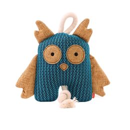 Mbw - Seilspielzeug f&uuml;r Hunde "MiniFeet", Eule (Blau)