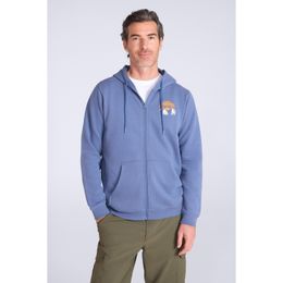Mountain Warehouse - Hoodie mit durchgehendem Rei&szlig;verschluss mit Kordelzug f&uuml;r Herren (Hellblau)