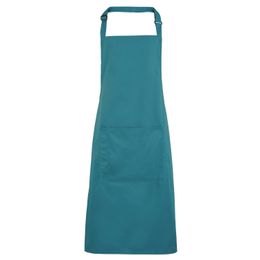 Premier Ladies/Womens Colours Bip Sch&uuml;rze mit Tasche (2er Pack) (Teal)