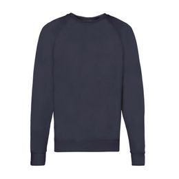 Fruit of the Loom - Pullover f&uuml;r Herren Raglan&auml;rmel (Marineblau)