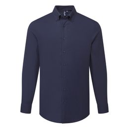 Premier - "Supreme" Formelles Hemd f&uuml;r Herren Lang&auml;rmlig (Marineblau)
