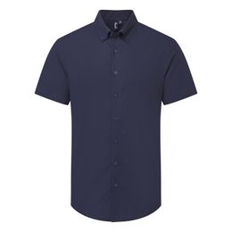Premier - "Supreme" Formelles Hemd f&uuml;r Herren kurz&auml;rmlig (Marineblau)