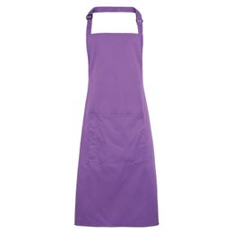Premier Ladies/Womens Colours Bip Sch&uuml;rze mit Tasche (Rich Violet)