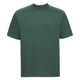 Russel Athletic Russell Europe Herren T-Shirt mit kurzen &Auml;rmeln aus Baumwolle (flaschengr&uuml;n)